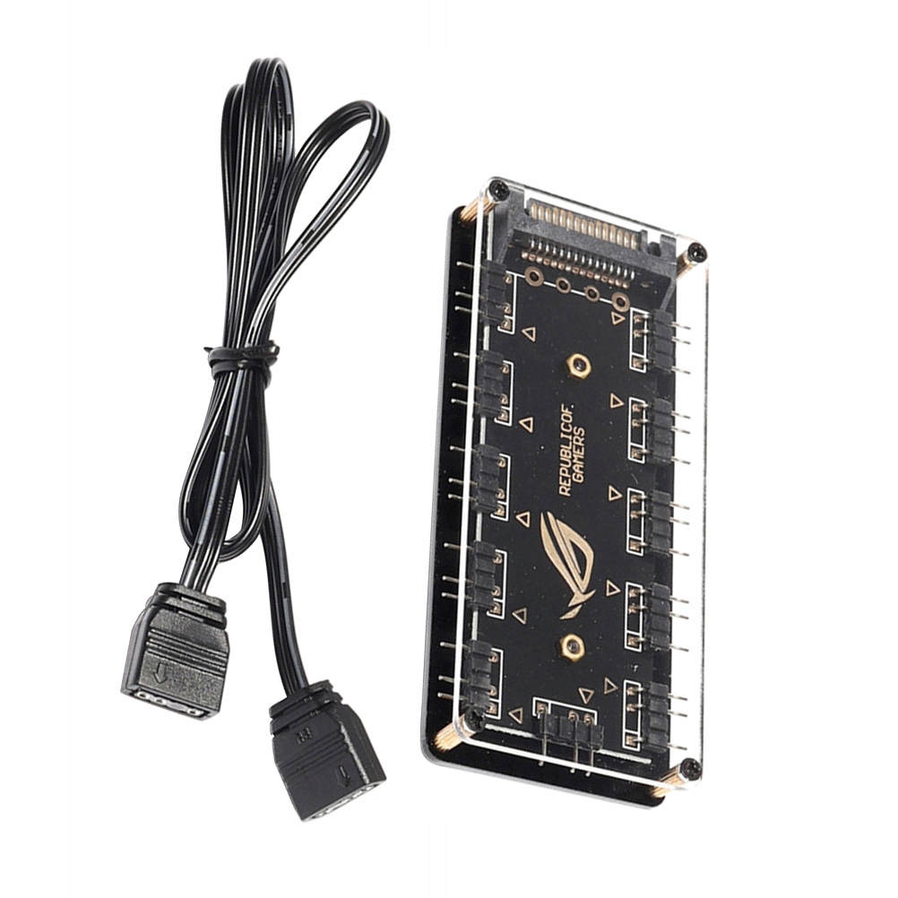 ARGB Hub 10-port 3Pin LED Hub RGB Light - 14550553834 - oficjalne ...