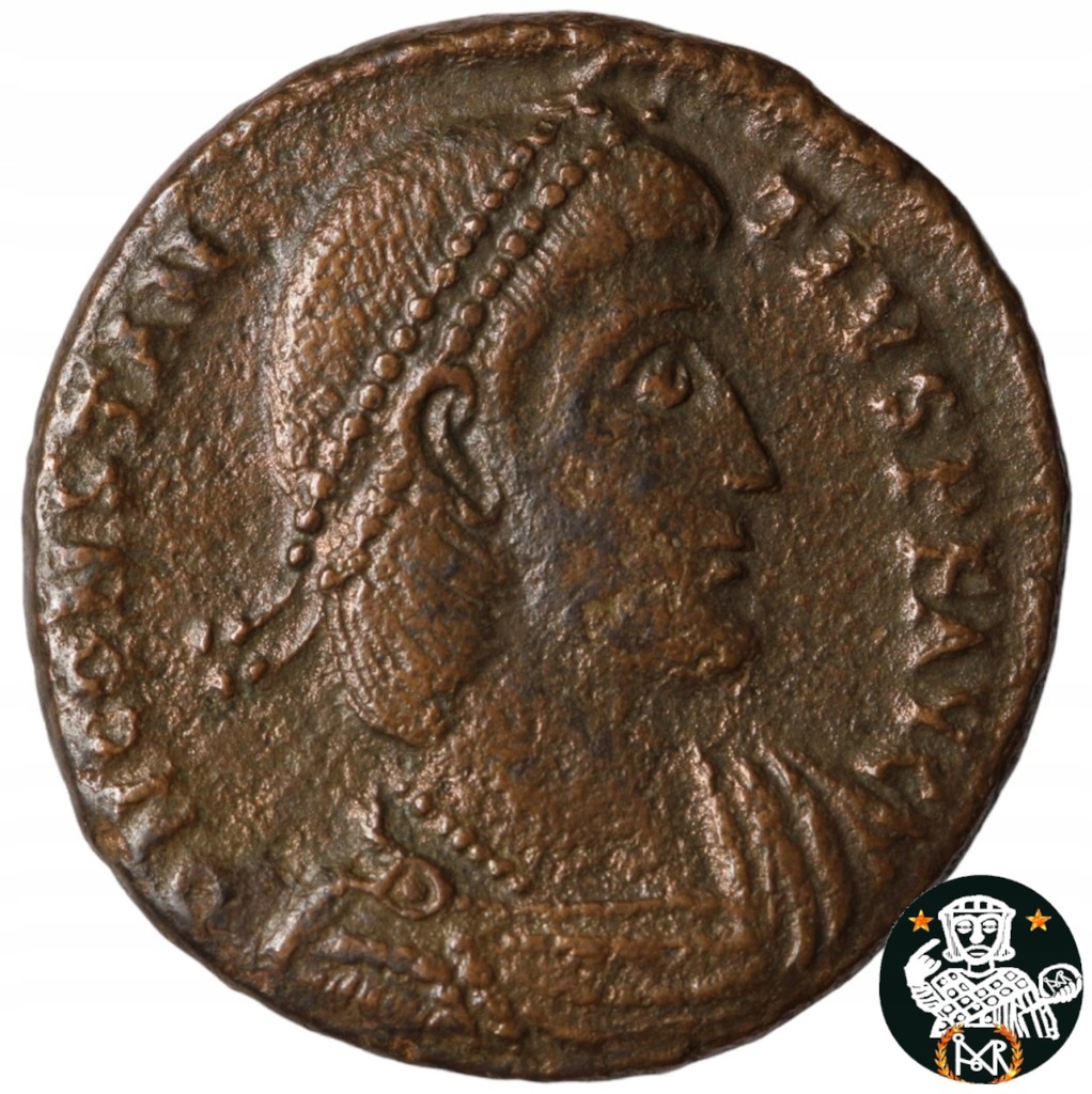 Konstancjusz II, Follis / Majoryna z jeźdźcem - Ładny - 14720345896 ...