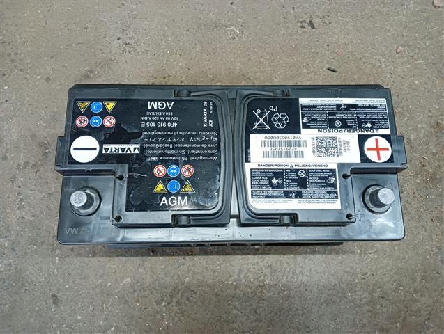 AKUMULATOR AGM 12V 92Ah 850A 4F0915105E AUDI A4 A5 - 12682539690 ...