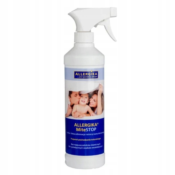 ALLERGIKA MiteStop Spray preparat na roztocza 500ml - 14489810847 ...