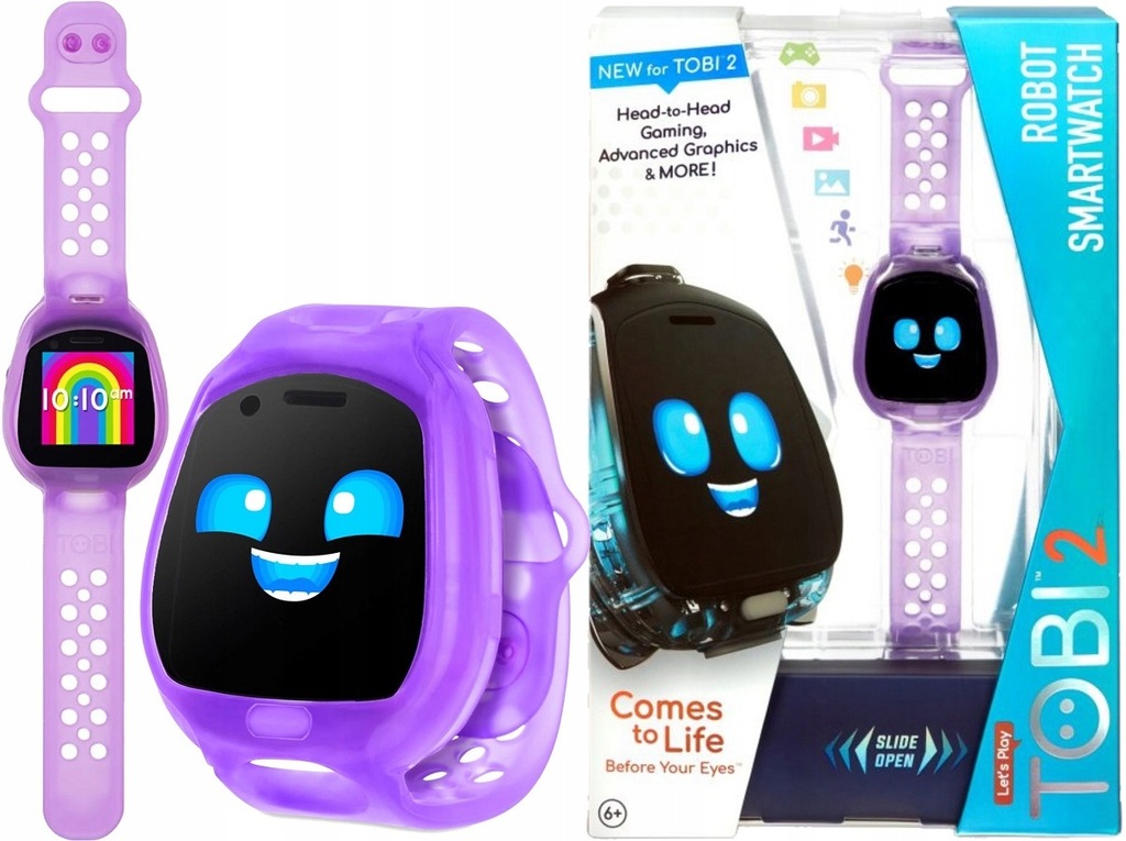 TOBI 2 SMARTWATCH ZEGAREK KAMERA FIOLETOWY 659140 - 11501534603 ...