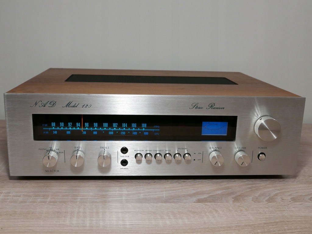 AMPLITUNER NAD MODEL 120 STEREO RECEIVER OD 1ZŁ! - 10078438221 ...