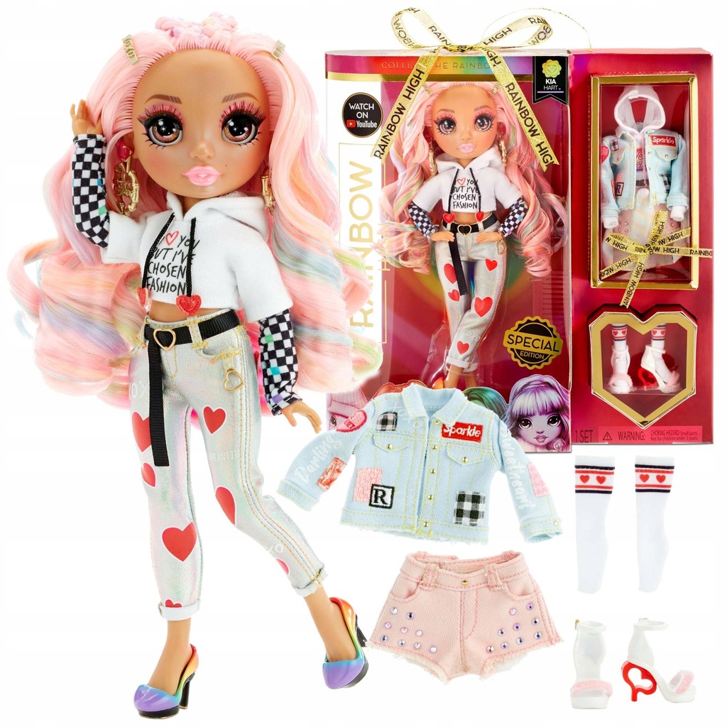 RAINBOW HIGH LALKA KIA HART LIMITOWANA EDYCJA AKC - 12986425064 ...