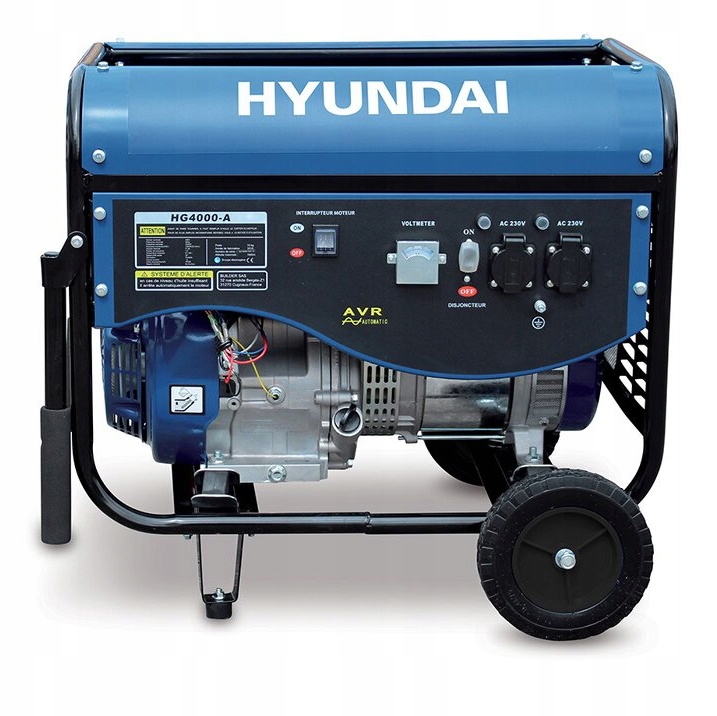 Agregat prądotwórczy Hyundai HG4000-A 4300 W z AVR - 12830931882 - oficjalne archiwum Allegro