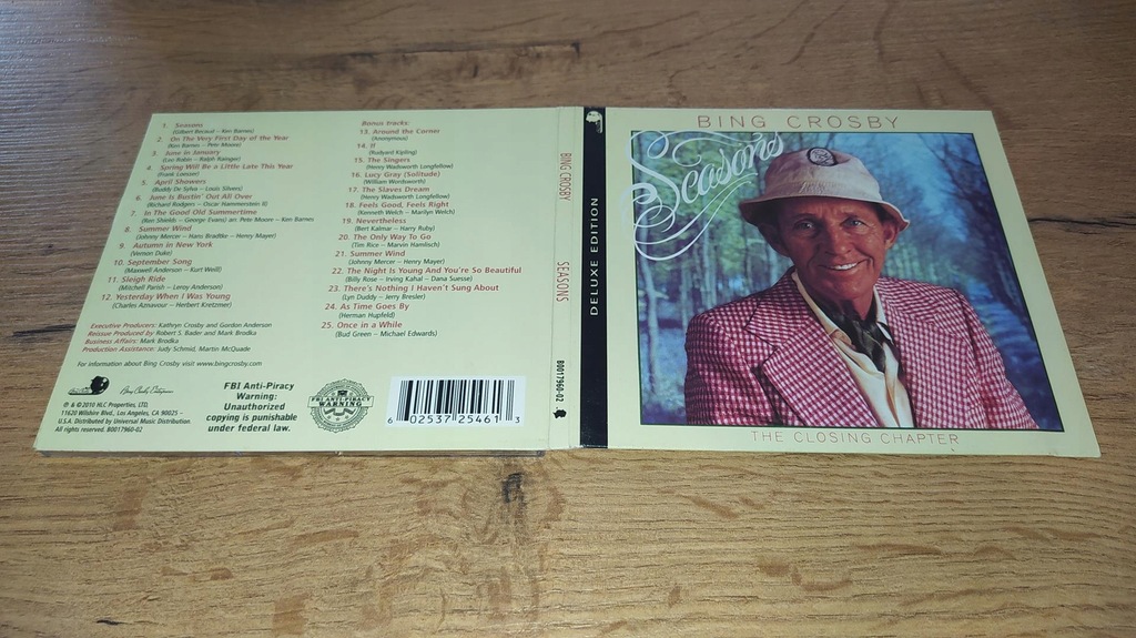 Bing Crosby – Seasons - deluxe edition - 13684346646 - oficjalne archiwum Allegro