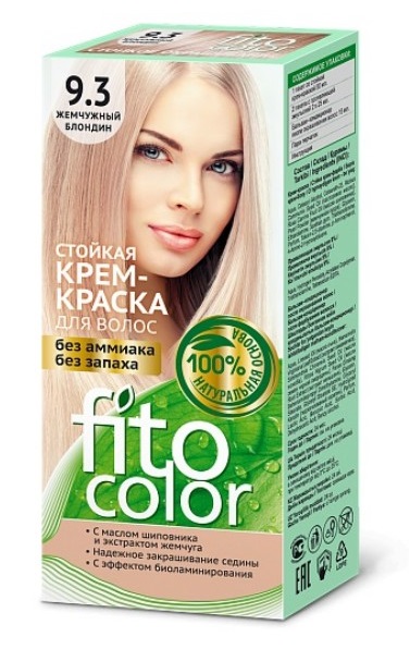FITO COLOR NATURALNA FARBA WŁOSY PERŁOWY BLOND 9.3 - 9324274006 - oficjalne archiwum Allegro