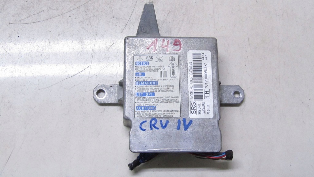 HONDA CR-V IV SENSOR AIRBAG 77960-T1G-E930-M4 12- - 13694248155 ...