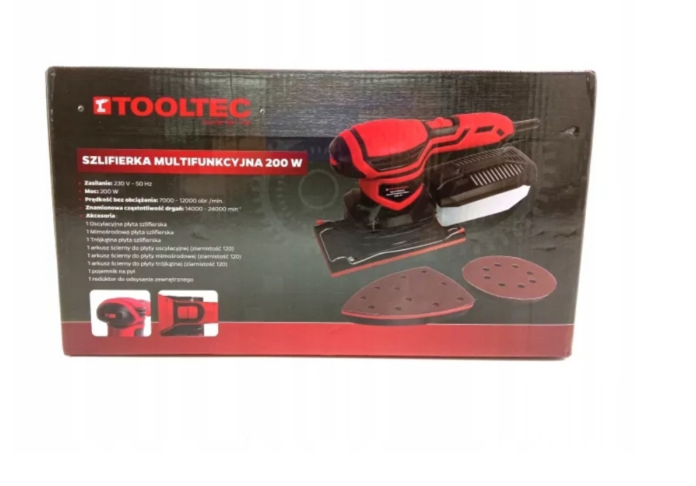 SZLIFIERKA MULTIFUNKCYJNA TOOLTEC 200W - 12770857044 - oficjalne ...