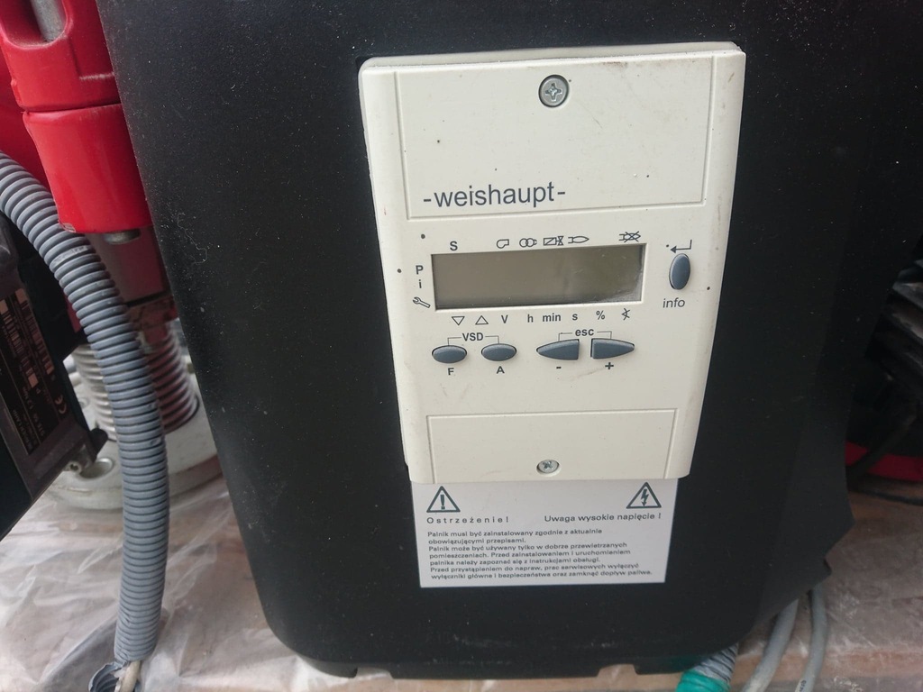 Weishaupt palnik WM-G10/3-A gazowy 100-1000kW 2013 - 7404241794 - oficjalne archiwum Allegro