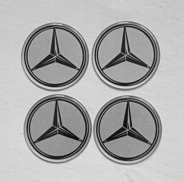 Naklejki logo MERCEDES na felgi kołpaki dekle - 13491088577 - oficjalne archiwum Allegro