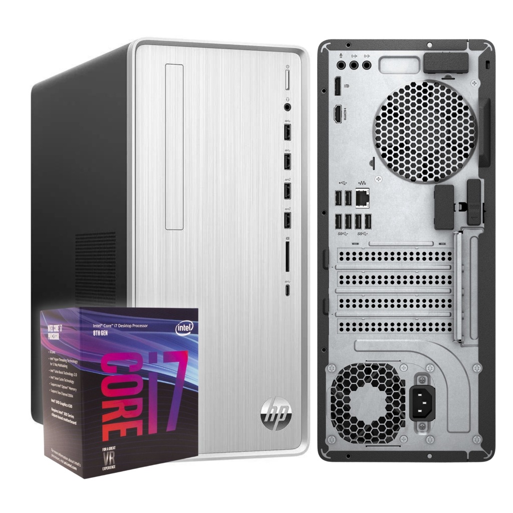 Komputer stacjonarny HP Pavilion Desktop Tower i7 8gen 512/16 Win 11 ...