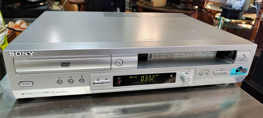 Magnetowid odtwarzacz dvd Combo VHS Sony SLV-D950E - 15650261444 - oficjalne archiwum Allegro