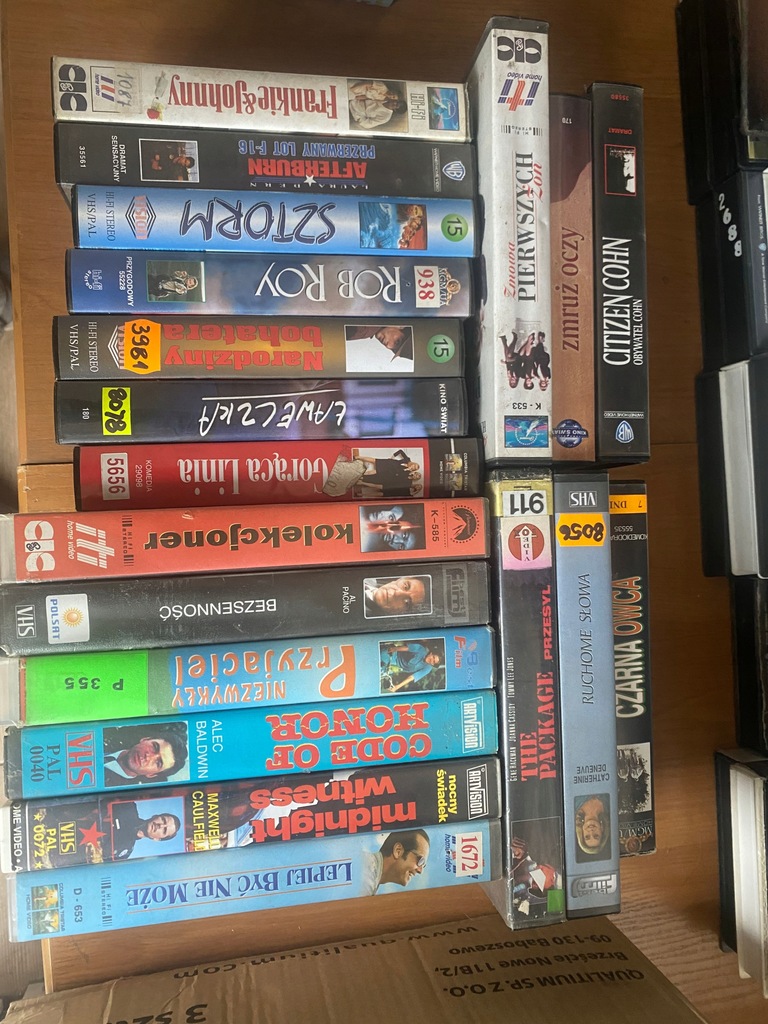 Zestaw Kaset VHS - 13363748047 - oficjalne archiwum Allegro