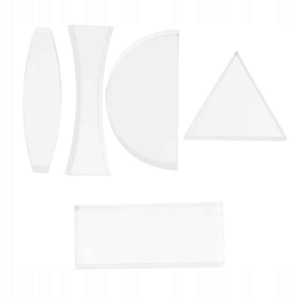 Optical Lens Glass Magnifying Concave Set 5 Pcs - 13685549356 ...