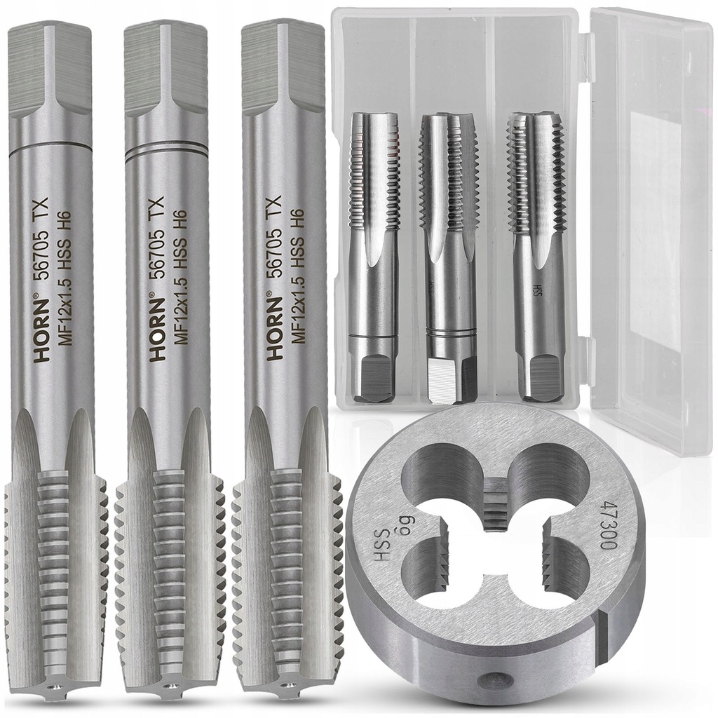 GWINTOWNIK M12 GWINT NARZYNKA ZESTAW M12x1.50 - 6241868788 - oficjalne archiwum Allegro