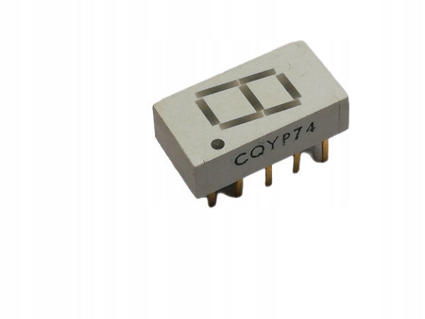 Wyświetlacz LED CQYP74 7-segment anoda czerwony - 11793931467 ...