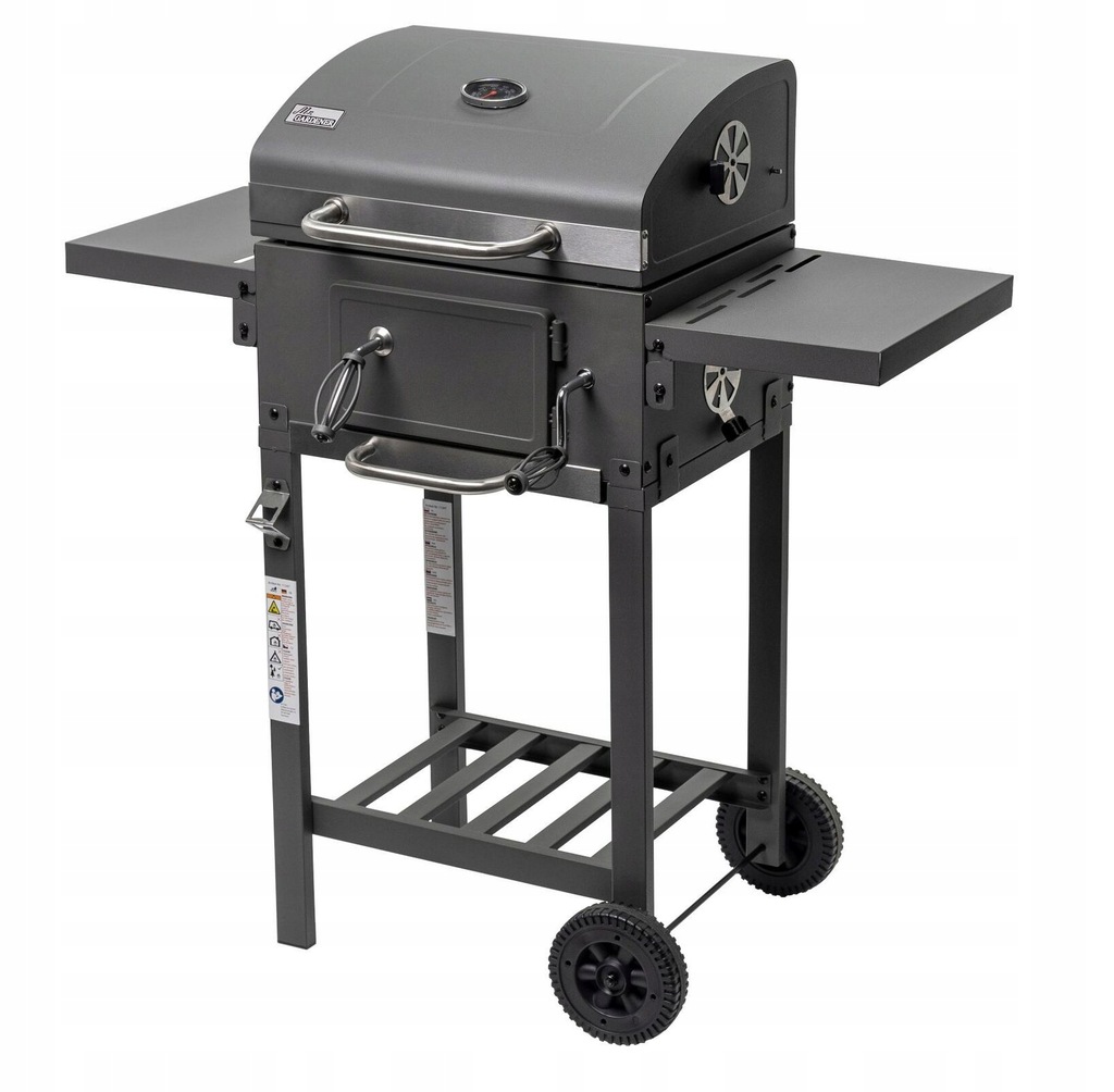 GRILL WĘGLOWY BBQ OGRODOWY POKRYWA POPIELNIK KORBA - 13571344996 ...