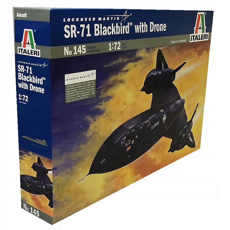 SR-71 Blackbird with Drone 1/72 Italeri 0145 - 13652926483 - oficjalne archiwum Allegro
