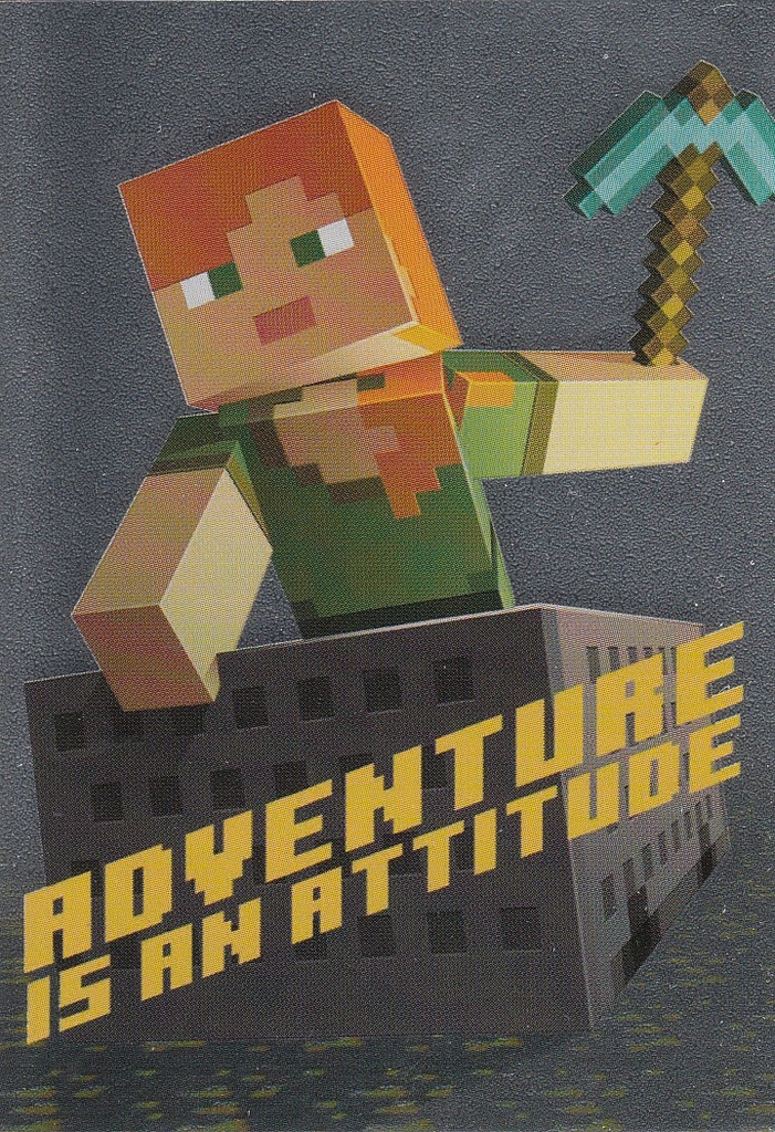 MINECRAFT TIME TO MINE HERO ADVENTURE KARTA nr 23 - 12516480551 ...