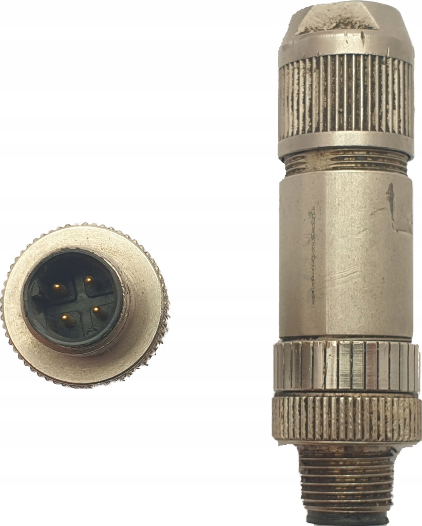 wtyczka męska prosta M12 4-pin D Ethernet PROFINET - 11112501583 ...