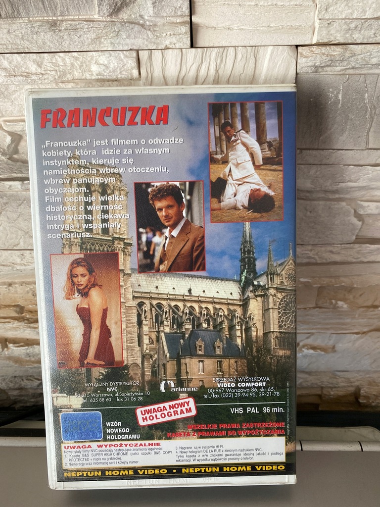 Francuzka VHS Emmanuelle Beart - 12782160635 - oficjalne archiwum Allegro