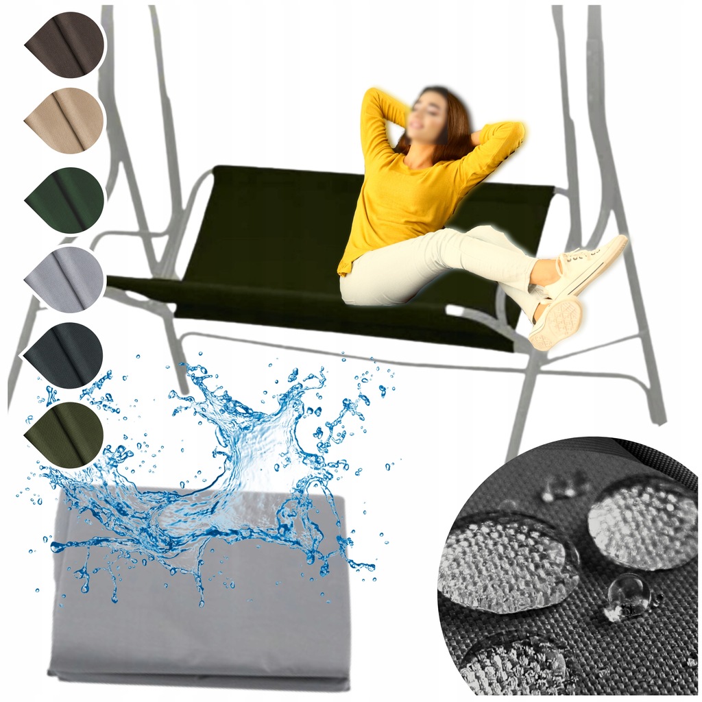 SIEDZISKO DO HUŚTAWKI OGRODOWEJ PODKŁAD 180x108cm - 13735524051 ...