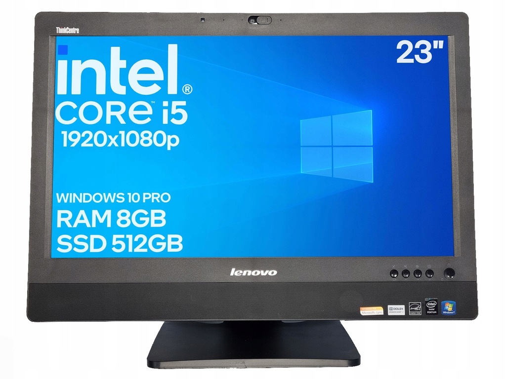 Komputer AIO Lenovo M92z Core i5 3GEN 8GB 512SSD Win10 A- - 16627006630 ...