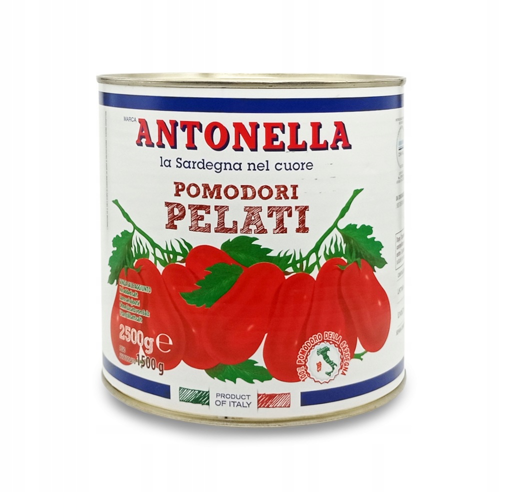 Antonella Pomidory Pelati Obrane z Sardyni 2500g - 12559842487 ...