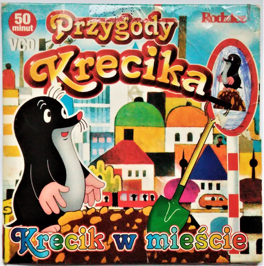 Płyta VCD - Film-Przygody Krecika-Krecik w mieście - 11448354826 ...