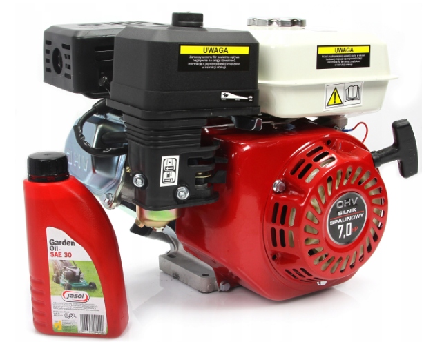 SILNIK SPALINOWY GX160 OHV 7KM 19MM + OLEJ MAR-POL - 8899739159 - oficjalne archiwum Allegro