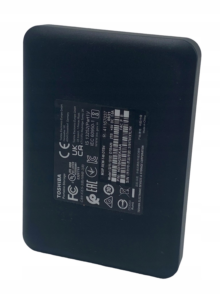 Dysk zewnętrzny HDD Toshiba DTB420 2TB - 13365211920 - oficjalne ...