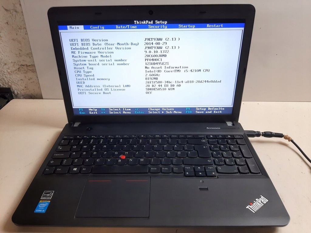 Lenovo Thinkpad E540 i5 (2138451) - 15190942884 - oficjalne archiwum Allegro