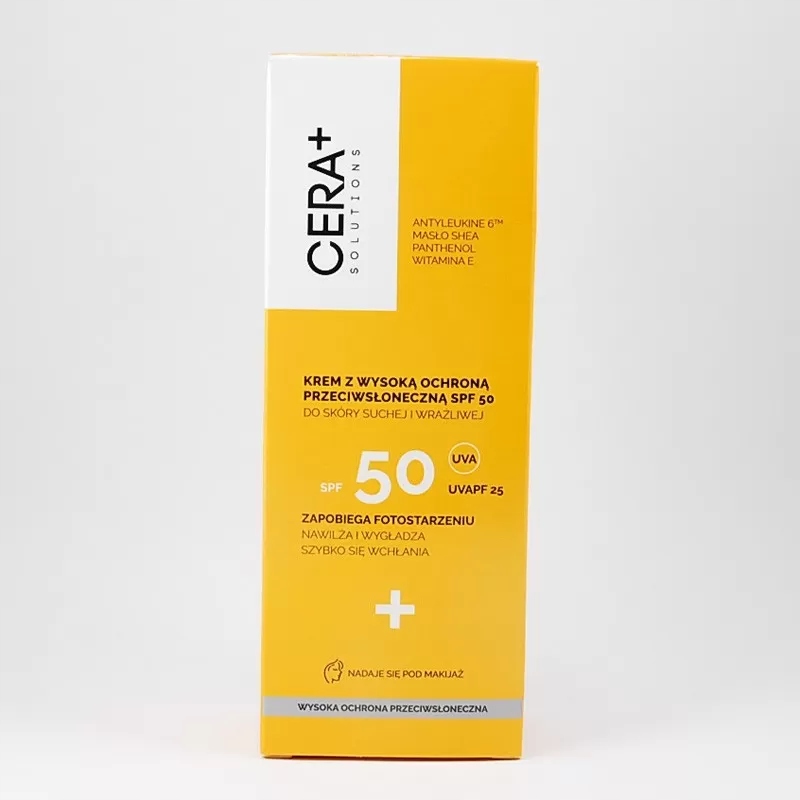 CERA+ Solutions Krem ochronny do skóry suchej SPF - 12320579110 ...