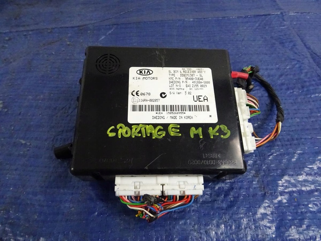 MODUŁ BCM KIA SPORTAGE III 95400-3UEA0 - 9121487082 - oficjalne ...