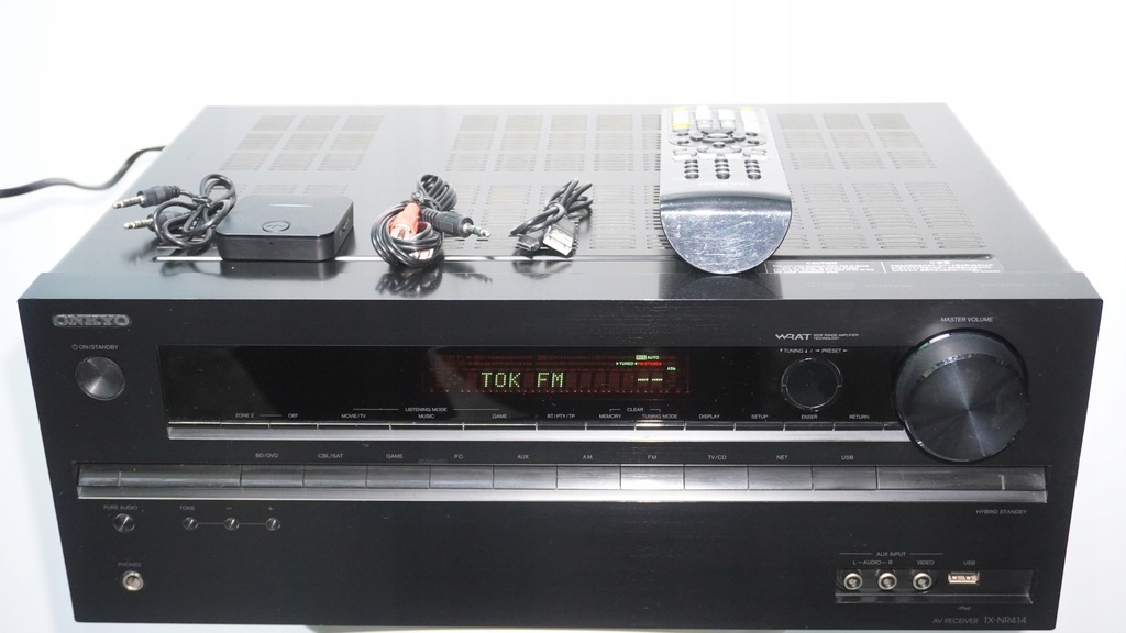 Amplituner 5.1 Onkyo TX-NR414 NOWY UKŁAD DSP BEZ WADY GWARANCJA BLUETOOTH - 14293253306 ...