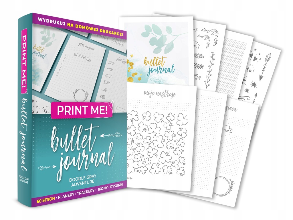 Notes notatnik A4 bullet journal w pdf do wydruku - 12193606798 ...