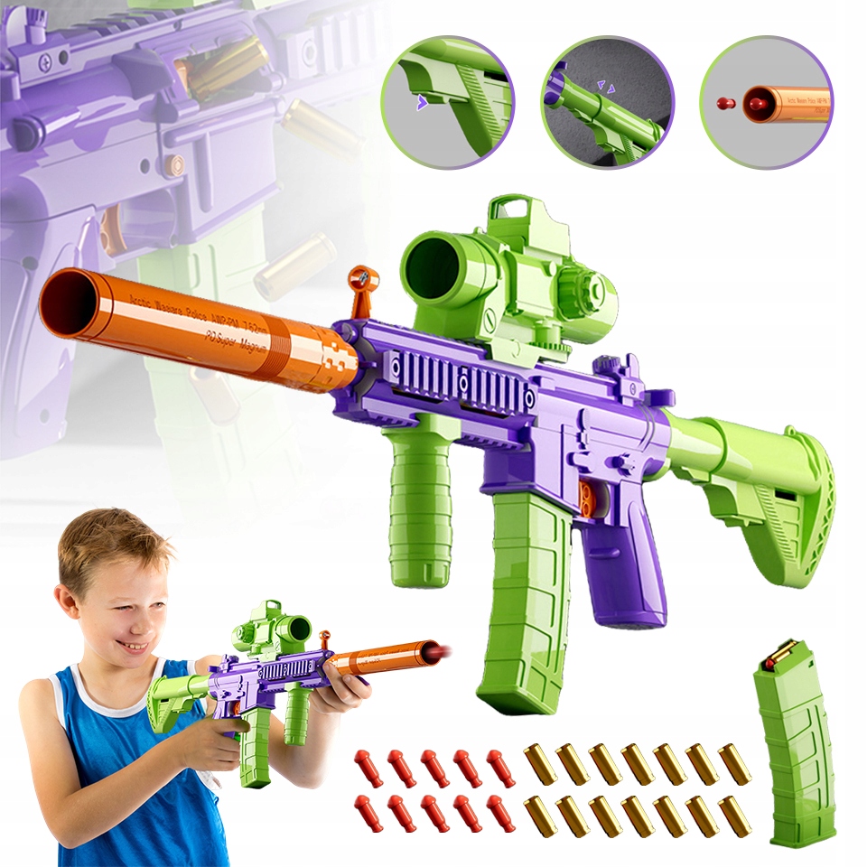 TIKTOK FIDGET TOY GUN M416 REPLICA REALISTIC Stress Shot HIT ...
