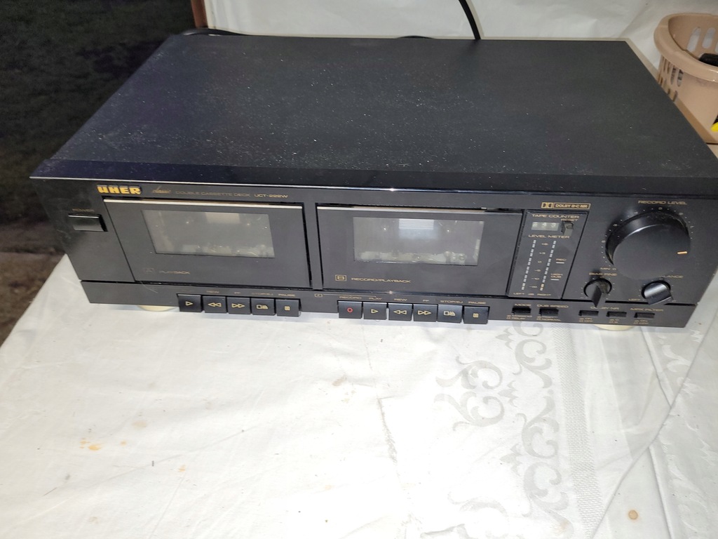 Magnetofon kasetowy Uher UCT-222W czarny - 17005205981 - oficjalne archiwum Allegro