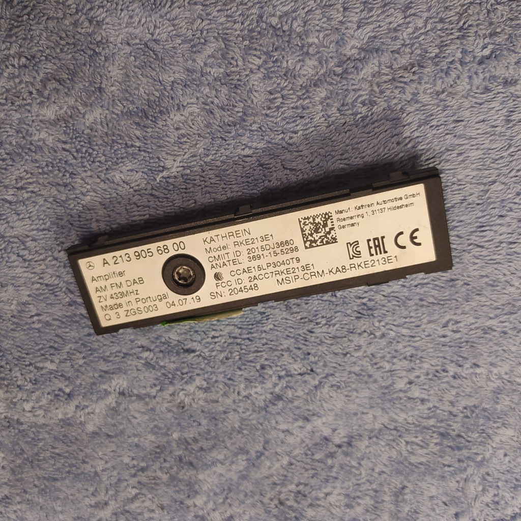 WZMACNIACZ ANTENOWY MERCEDES W213 W167 W217 - 14252159885 - oficjalne ...