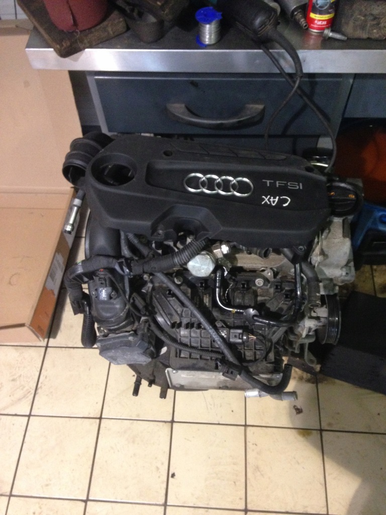 VW AUDI SEAT SKODA - SILNIK CAX 1,4 TFSI kompletny - 7775590632 - oficjalne archiwum Allegro