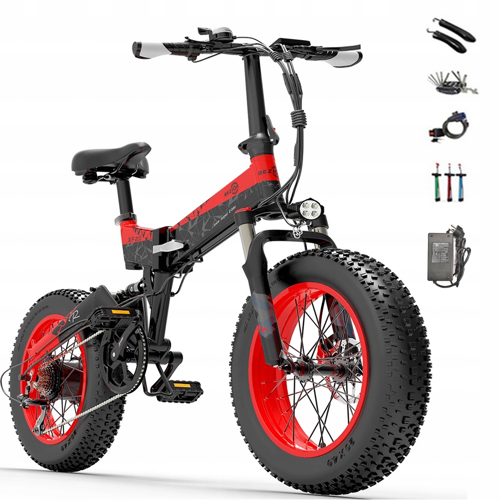 Elektryczny Rower Składany 1000W 15Ah 48V 40KM/H - 12447244321 ...