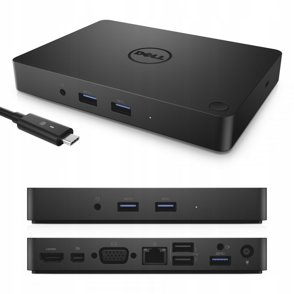 Stacja dokująca Dell WD15 USB-C + Zasilacz 130W - 10106704955 ... Stacja dokująca Dell WD15 USB-C + Zasilacz 130W - 10106704955 ...
