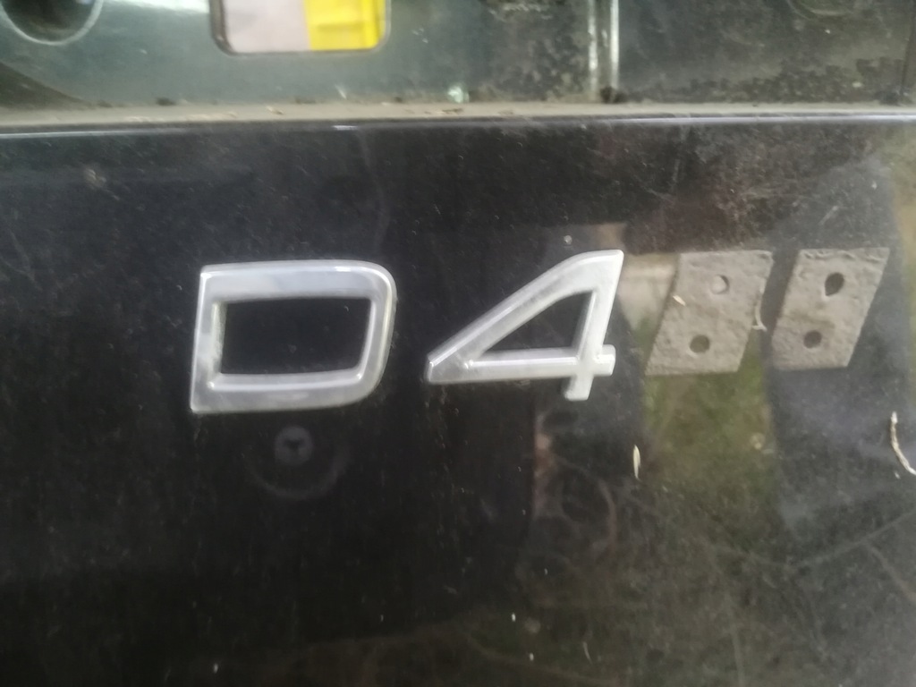 VOLVO D4 EMBLEMAT ZNACZEK NAPIS NA KLAPĘ 18- - 9896293244 - oficjalne ...