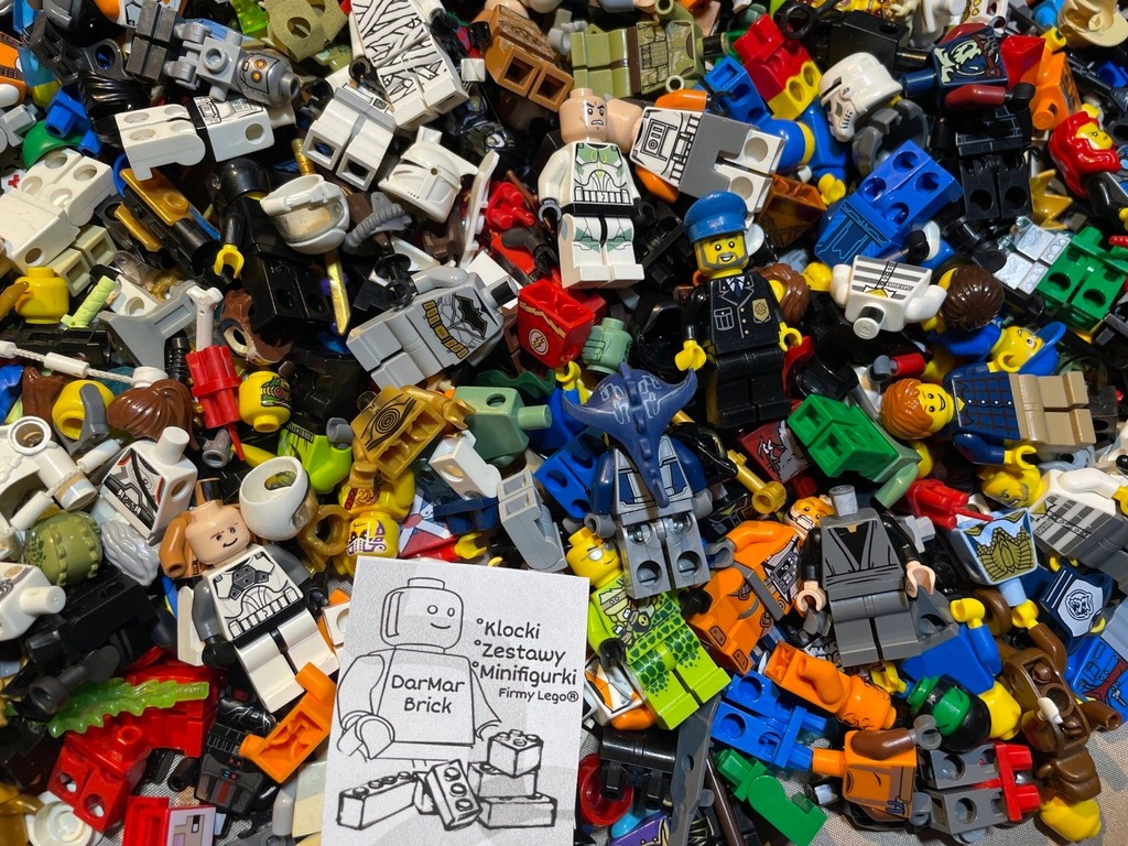 Mix LEGO orginalne Figurki i akcesorii 50g - 13536763645 - oficjalne ...