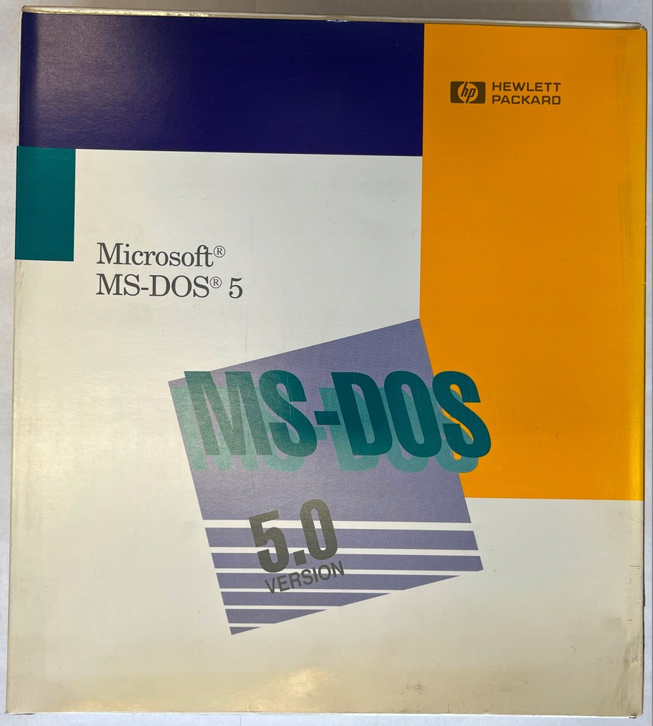 System operacyjny: MS-DOS 5.0 pudełko i instrukcje - 12301394674 ...