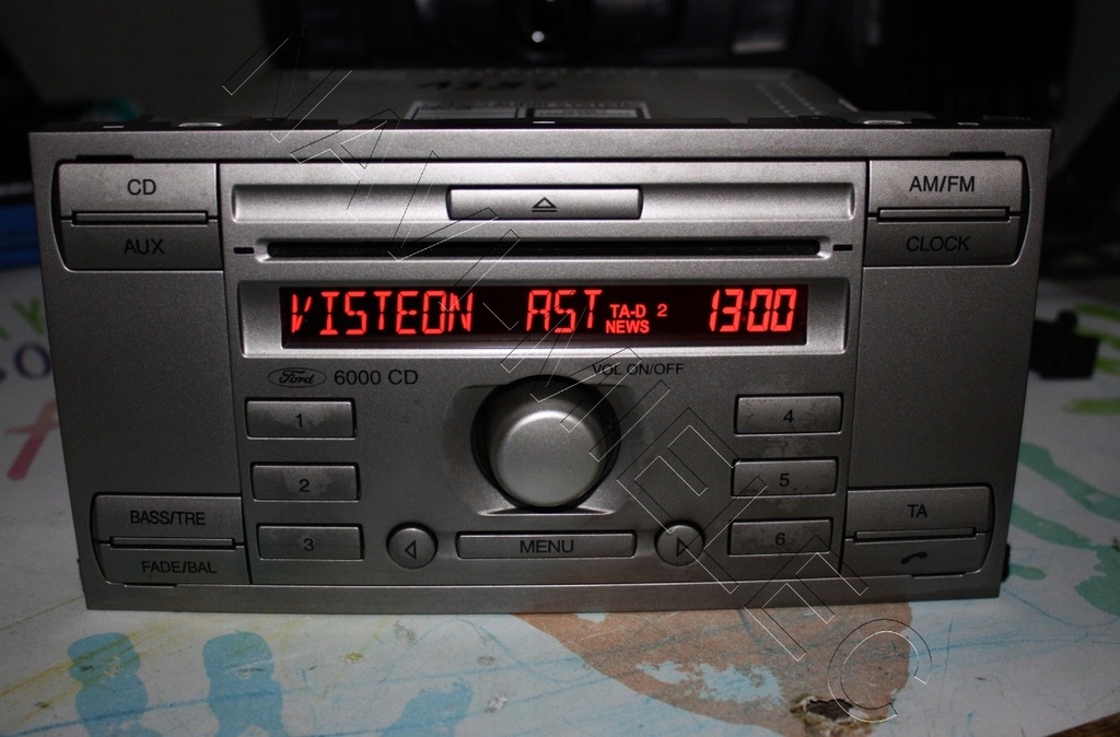 FORD VISTEON 6000 CD + KOD KUGA FOCUS MK2 C-MAX - 11789641252 ...
