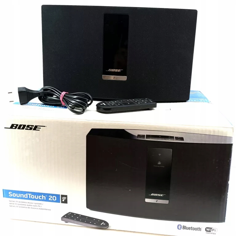 GŁOŚNIK BOSE SOUNDTOUCH 20 SERIES III CZARNY!! - 12788889992 - oficjalne archiwum Allegro