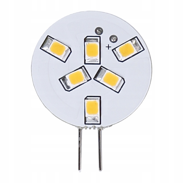 Żarówka LED G4 1W 2700k 12V AC/DC płaska ciepła - 13628257336 - oficjalne archiwum Allegro