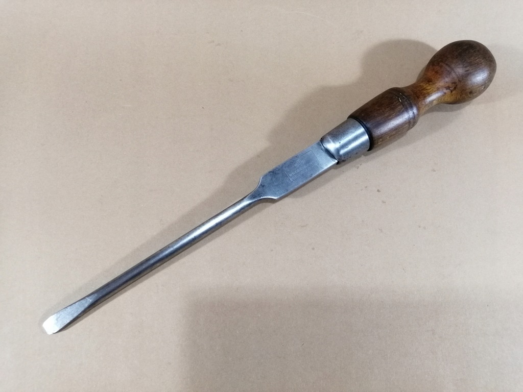 MARPLES SHEFFIELD STARY ANGIELSKI DUŻY ŚRUBOKRĘT STOLARSKI ...