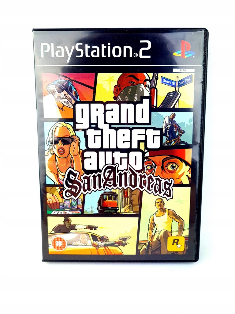 Купить GRAND THEFT AUTO SAN ANDREAS GTA SA PS2 PAL ENG: отзывы, фото и ...